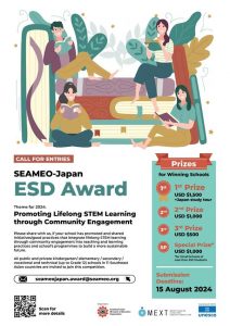 The 2024 SEAMEO-Japan Education for Sustainable Development (ESD) Award ...